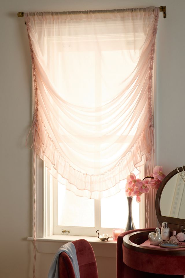 Ruffle Roman Shade Window Panel | Urban Outfitters