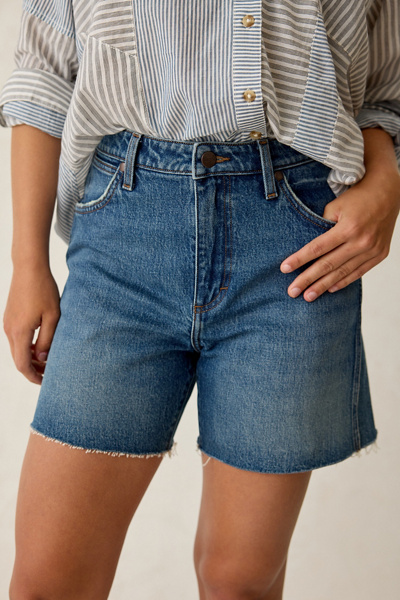 Wrangler Mid-Length Cowboy Denim Shorts | Urban Outfitters