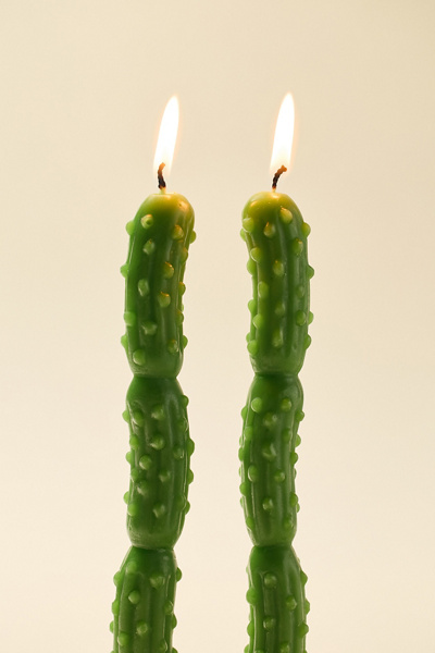 Dill Pickle Taper Candle Set | Urban Outfitters