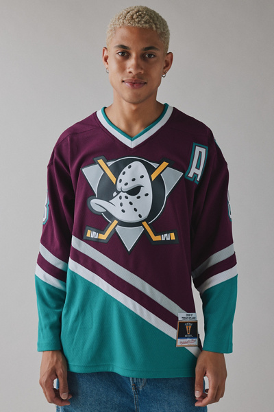 Mitchell & Ness NHL Anaheim Ducks Teemu Selanne 1996-97 Hockey Jersey ...
