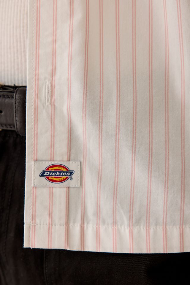 Dickies Venedocia Stripe Relaxed Short Sleeve Shirt | Urban Outfitters