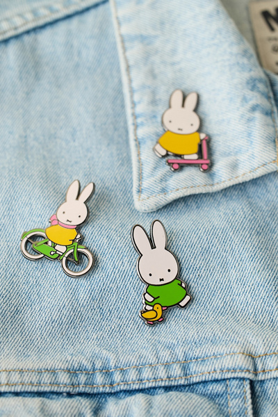 Whatever! Makes You Happy Miffy Blind Box Enameled Pin | Urban Outfitters