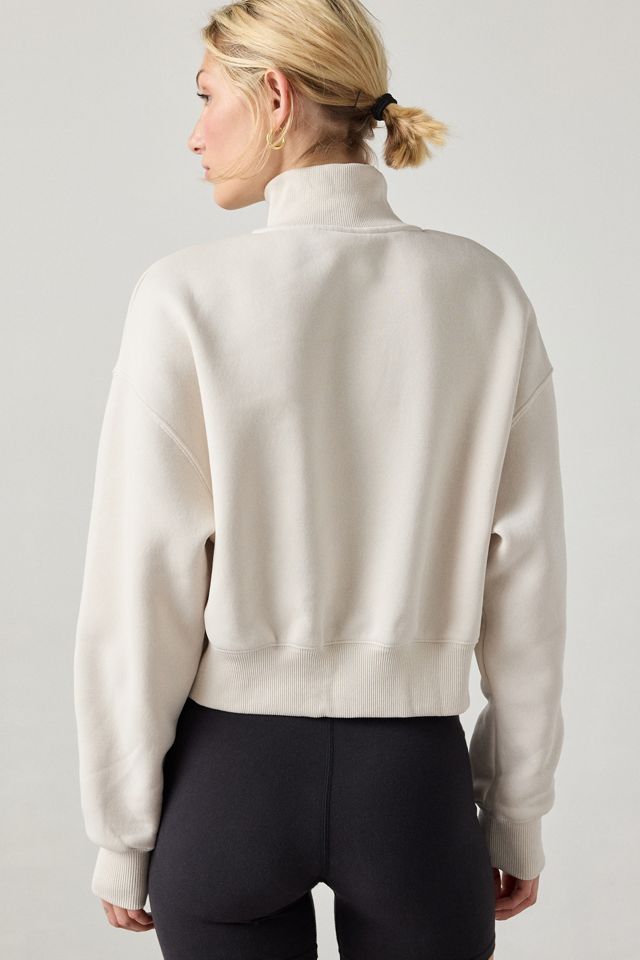 Nike Sportswear Phoenix Fleece Quarter Zip Cropped Sweatshirt | Urban ...