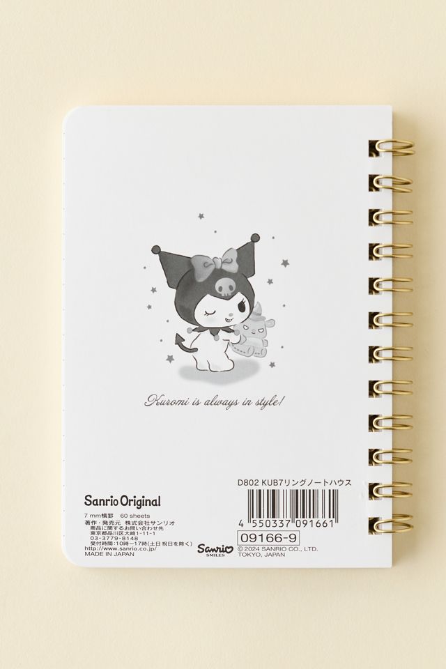 Sanrio Japan Originals Kuromi Spiral Notebook | Urban Outfitters