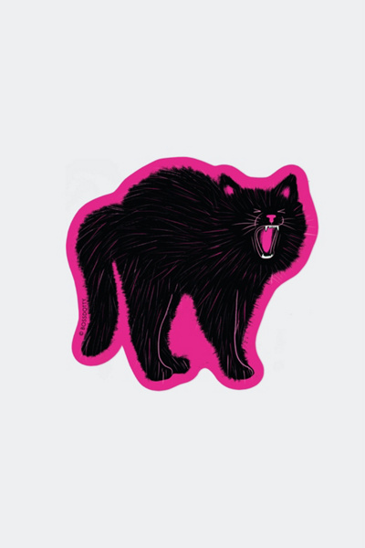 Boss Dotty Halloween Cat Sticker | Urban Outfitters