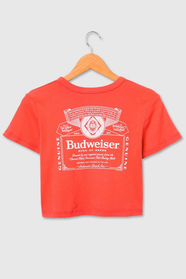 Junk Food Budweiser Label Baby Tee | Urban Outfitters