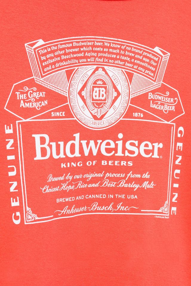 Junk Food Budweiser Label Baby Tee | Urban Outfitters