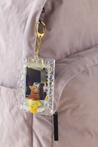 Sanrio Japan Originals Pompompurin Card Holder Keychain | Urban Outfitters
