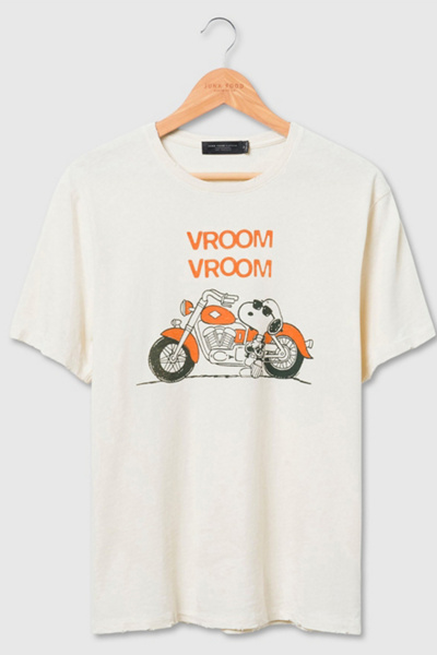 Junk Food Vroom Vroom Snoopy Vintage Tee | Urban Outfitters