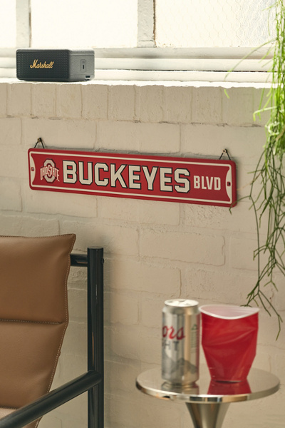 Ohio State University Buckeyes Blvd. Metal Street Wall Sign | Urban ...