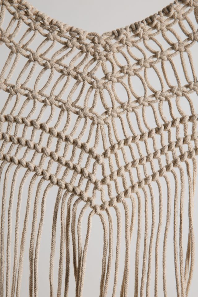 Boho Macramé Window Valance | Urban Outfitters Canada