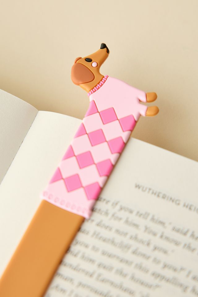 Wiener Dog Shaped Silicone Bookmark | Urban Outfitters