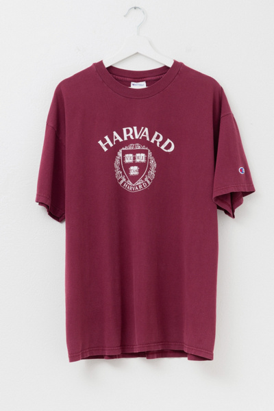 Vintage 1990s Distressed Harvard Champion Crest Graphic T-Shirt | Urban ...