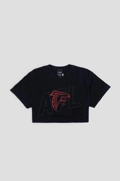 Frankie Collective Rework Atlanta Falcons Football Graphic Crop Tee ...