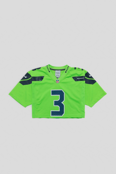 Frankie Collective Rework Seattle Seahawks Crop Football Jersey | Urban ...