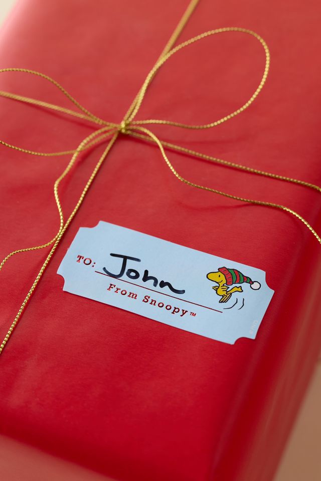 Graphique X Peanuts Holiday Gift Label Set | Urban Outfitters
