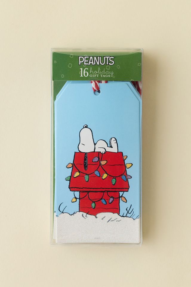 Graphique X Peanuts Snoopy House Holiday Gift Tag Set | Urban ...