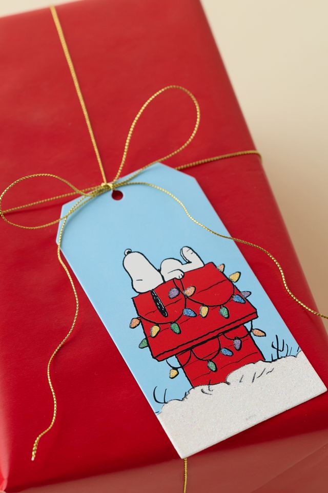 Graphique X Peanuts Snoopy House Holiday Gift Tag Set | Urban ...