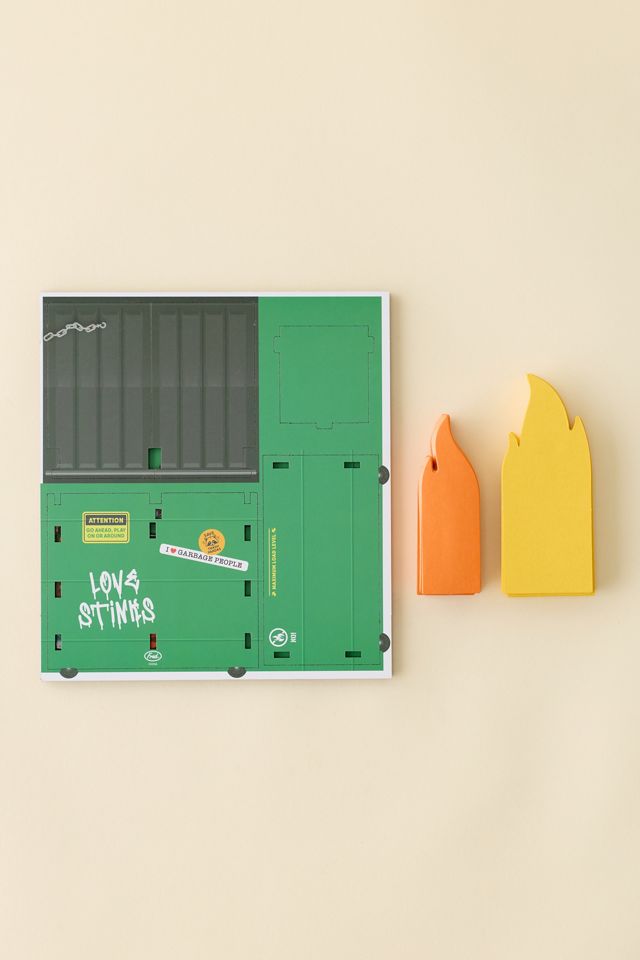 Fred & Friends Dumpster Fire Pencil Holder & Notepad Set | Urban Outfitters