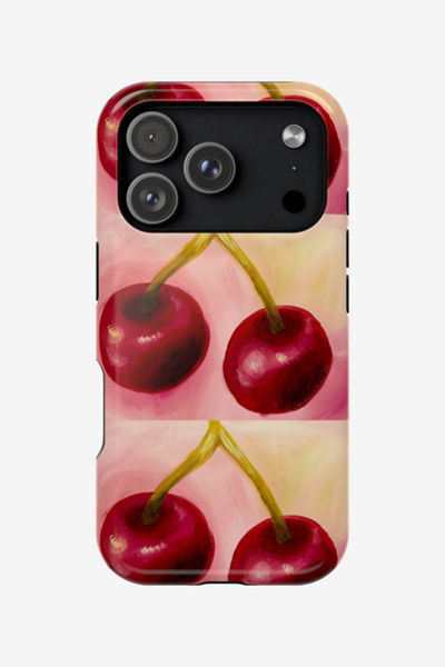 Inside & Out Double Cherry MagSafe iPhone Case | Urban Outfitters