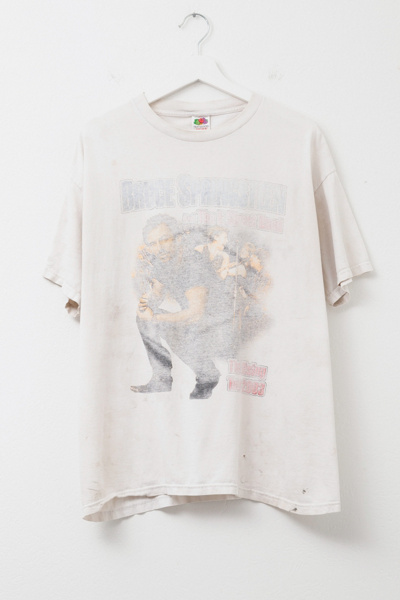 Vintage Y2K Distressed Bruce Springsteen Graphic Tour T-Shirt | Urban ...