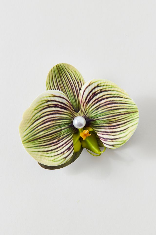 Kai Orchid Flower Hair Clip & Brooch | Urban Outfitters
