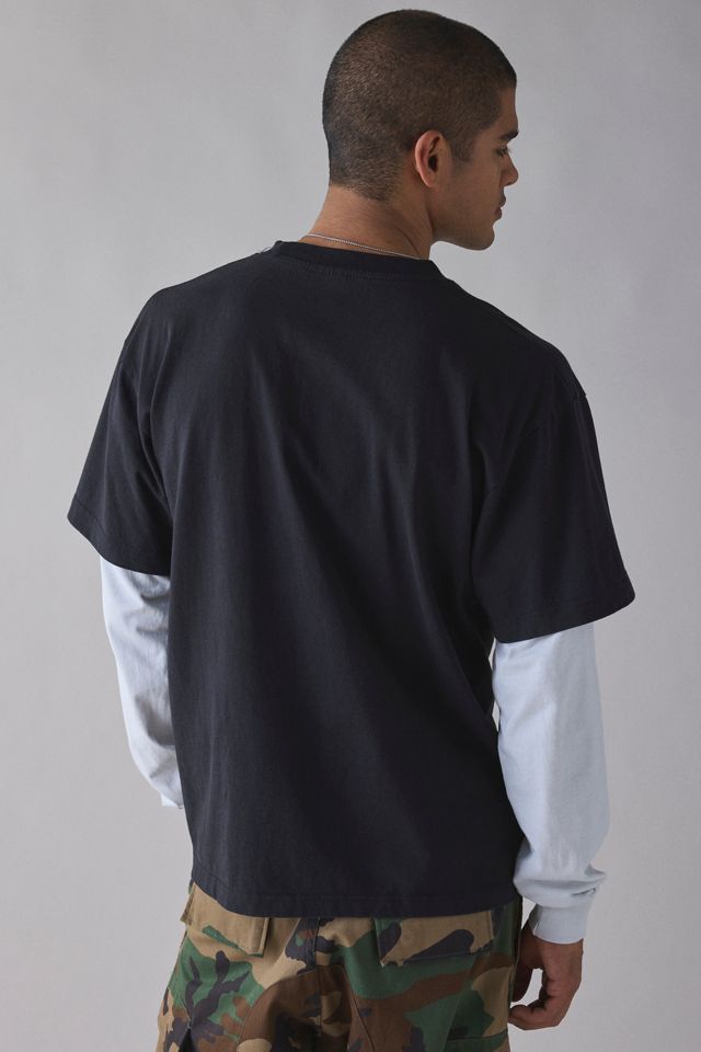 Cotton Collective Boxy 2fer Double Layer Tee | Urban Outfitters Canada