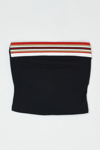 Vintage Y2k Striped Black Tube Top | Urban Outfitters