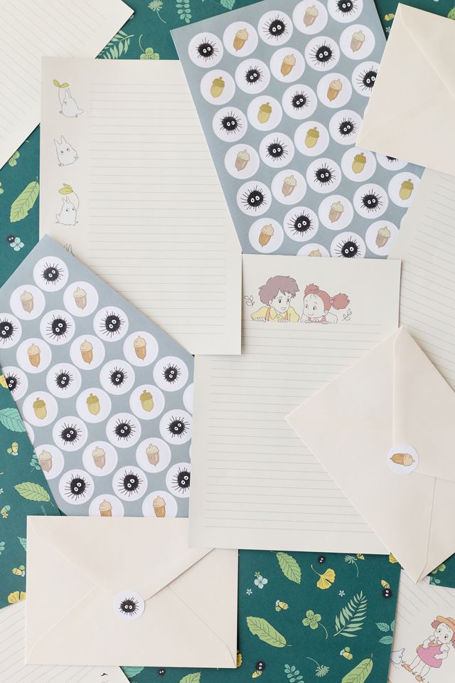 Studio Ghibli My Neighbor Totoro Stationery Letter Set | Urban Outfitters