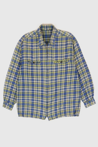 Vintage Full Zip Shirt | Urban Outfitters