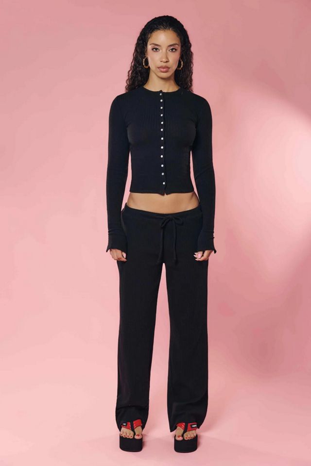 Staple & Hue Rib Knit Pant | Urban Outfitters