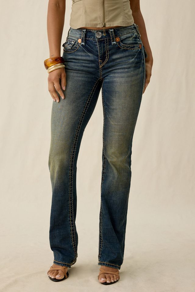 True Religion Becca Sundown Blue Super T Mid-Rise Bootcut Jeans | Urban ...