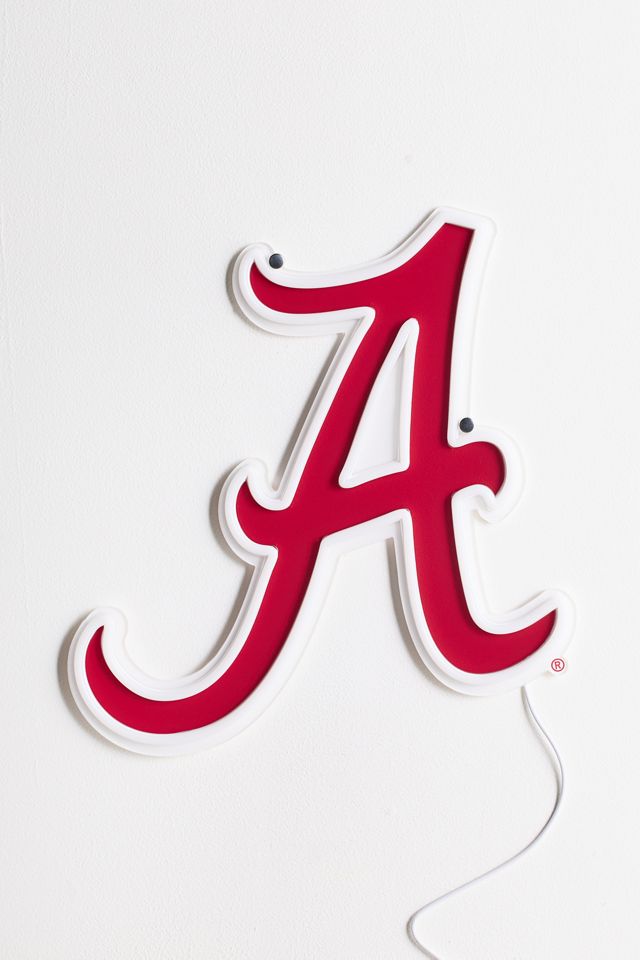 Alabama Crimson Tide Logo LED Neon Sign | Urban Outfitters