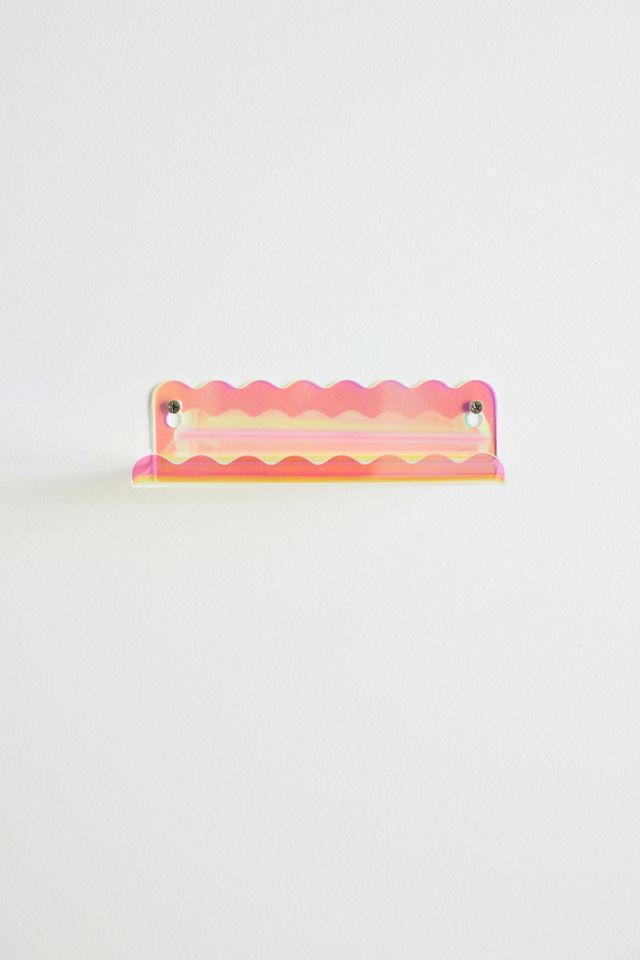 Wiggle Edge Acrylic Wall Shelf | Urban Outfitters