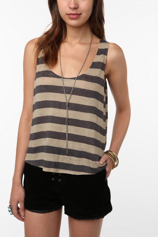 Alternative Linen Low Back Tank | Urban Outfitters