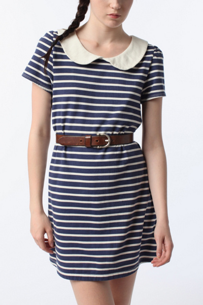 Pins and Needles Peter Pan Striped Tunic | Urban Outfitters Canada