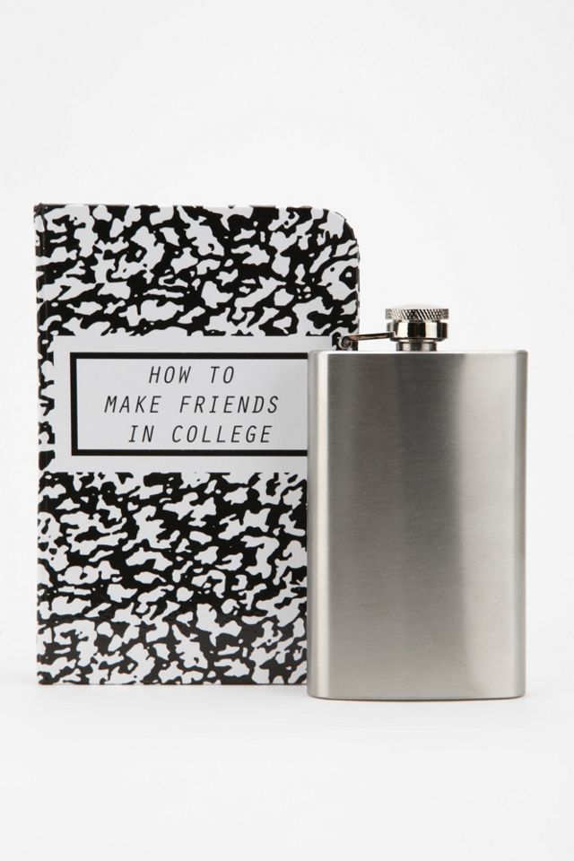 How To Make Friends Book Flask | Urban Outfitters