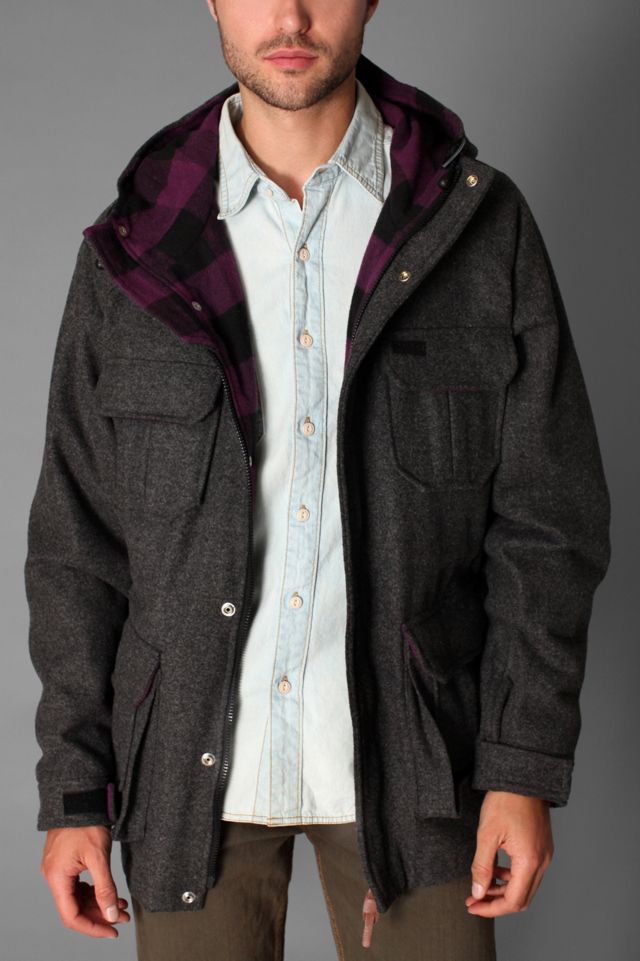 Penfield Melton Wool Kasson Field Jacket | Urban Outfitters