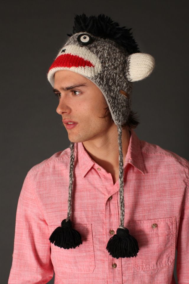 Sock Monkey Hat | Urban Outfitters