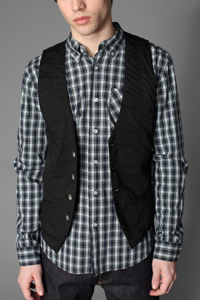 Charles & 1/2 Chambray Vest | Urban Outfitters