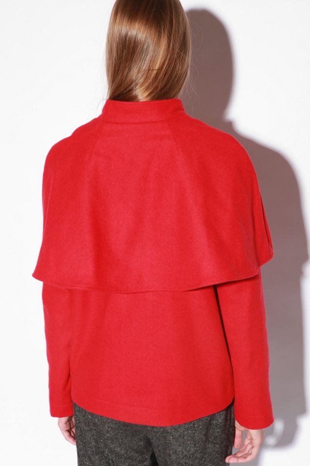 Cooperative Wool Capelet Coat | Urban Outfitters