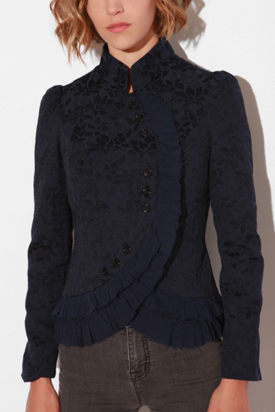 Lucca Couture Ruffle Collar Jacket | Urban Outfitters Canada