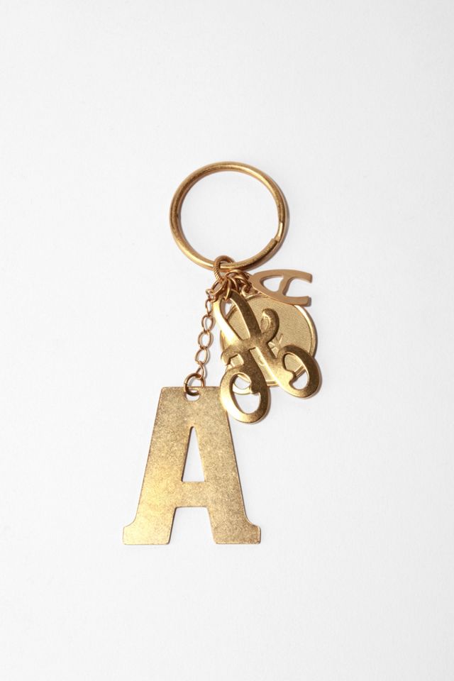 UO Initial Keychain | Urban Outfitters Canada