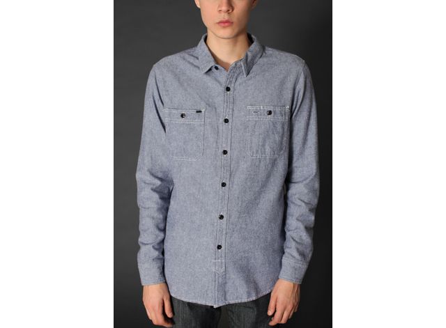 OBEY Terrance Solid Flannel Shirt | Urban Outfitters