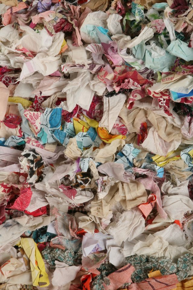 2x3 Scarf Strips Rag Shag Rug | Urban Outfitters