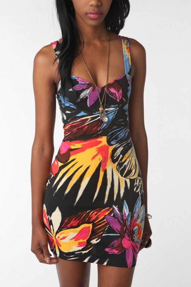 Motel Printed Lesley Dress | Urban Outfitters Canada