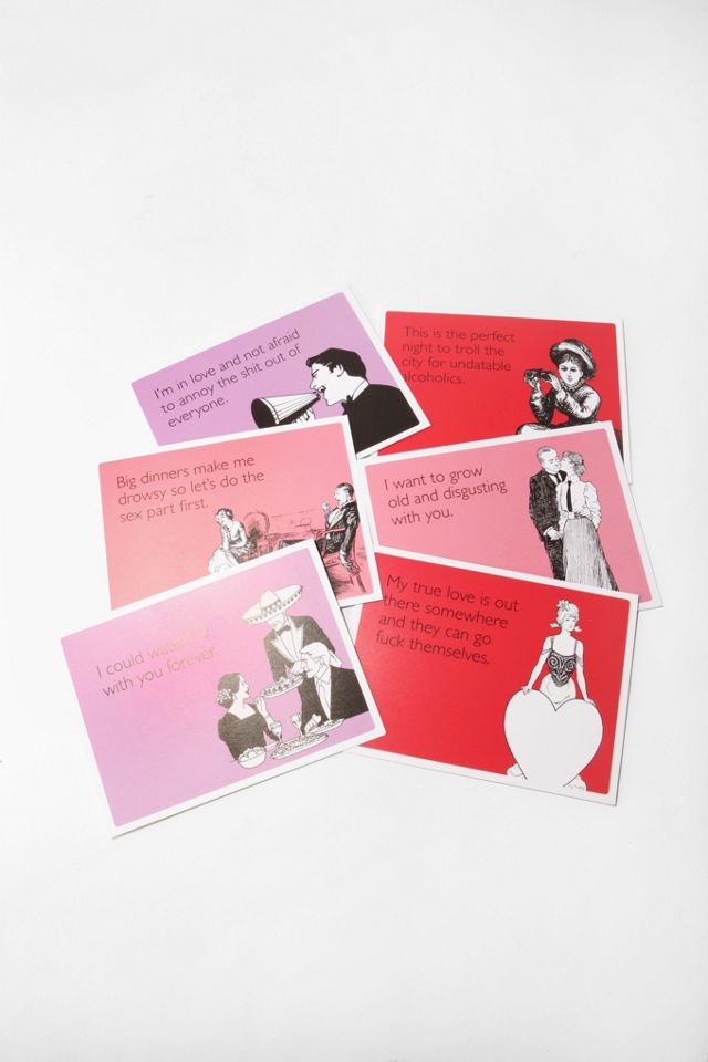someecards Uncensored True Love Cards & Envelopes - Pack of 6 | Urban Outfitters Canada