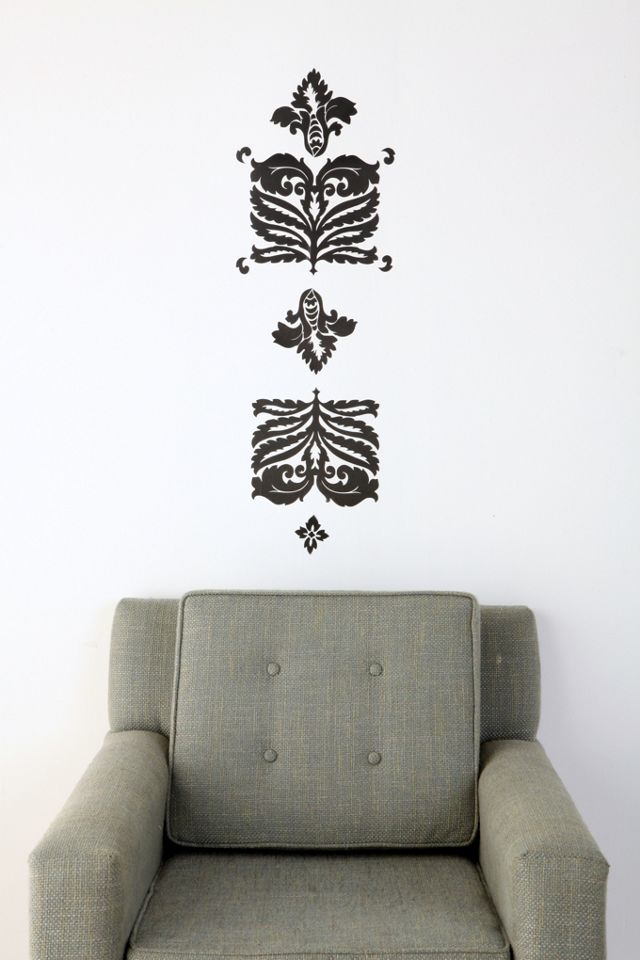 Damask Wall Decal | Urban Outfitters