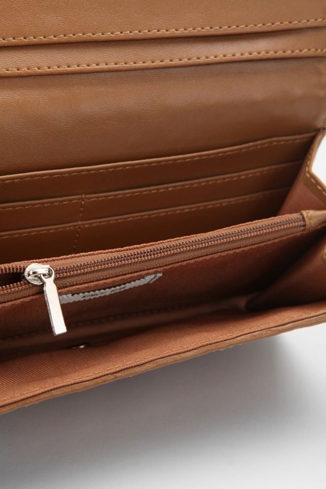 Kimchi Blue Woven Straw Checkbook Wallet | Urban Outfitters