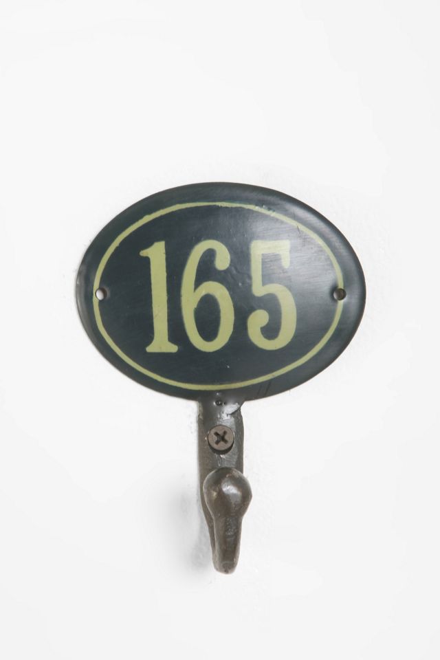 Industrial Number Hook | Urban Outfitters